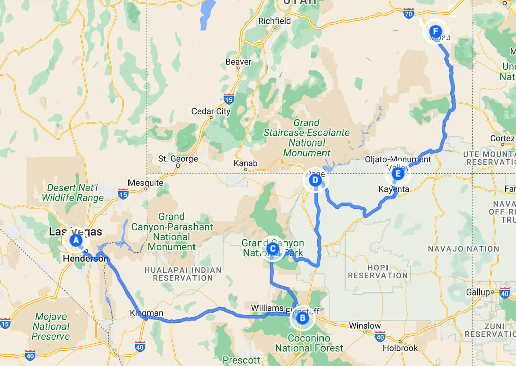 Epic Las Vegas to Arches National Park Road Trip to take in 2025