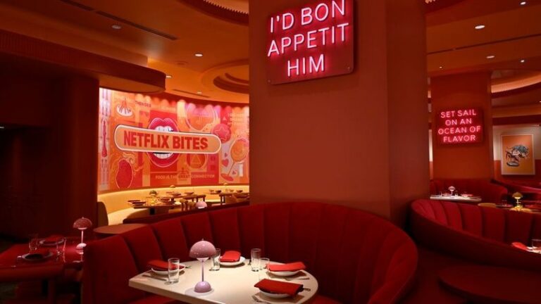 Everything to Eat, Drink, and Experience at Netflix's Las Vegas Restaurant