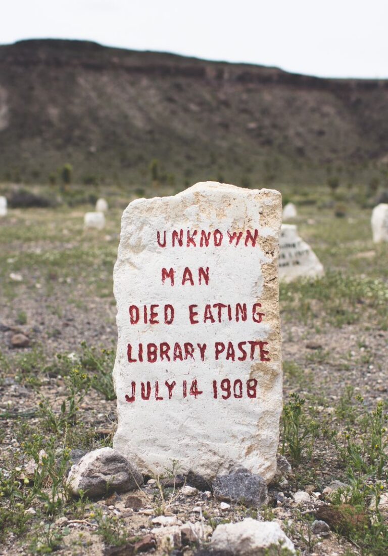 The Bizarre Monument in Nevada for a Man Who Died Eating Library Paste