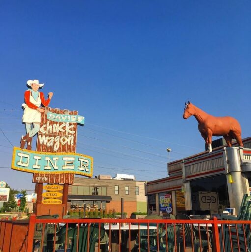 Steel, Horses & Neon: Discover Colorado’s Davies’ Chuck Wagon Diner - A ...