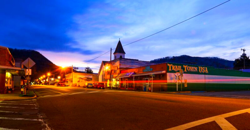 The Tiny Virginia Stop That Turns Into a Trail Town Every Spring