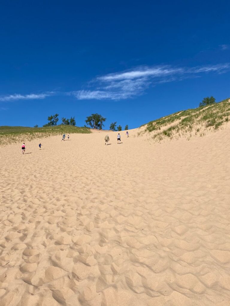 This Michigan Trail Leads Through Towering Sand Dunes and Stunning Lake ...