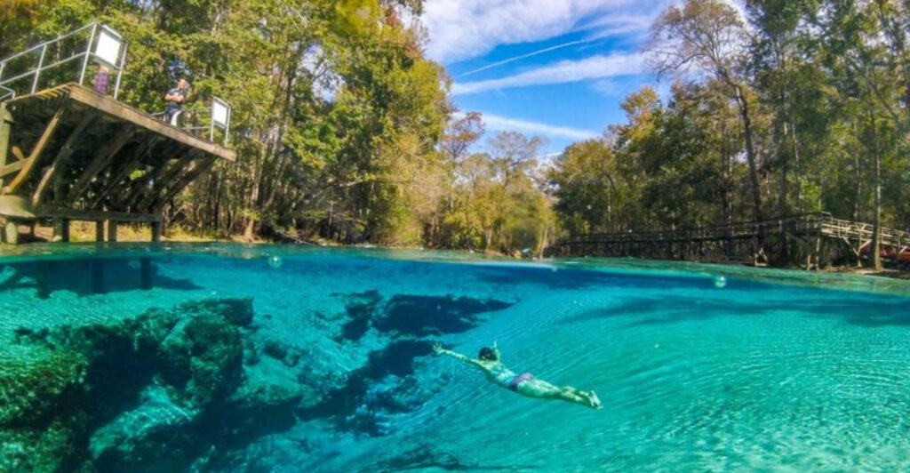This Florida State Park Has Spring Swimming So Clear It Feels Unreal