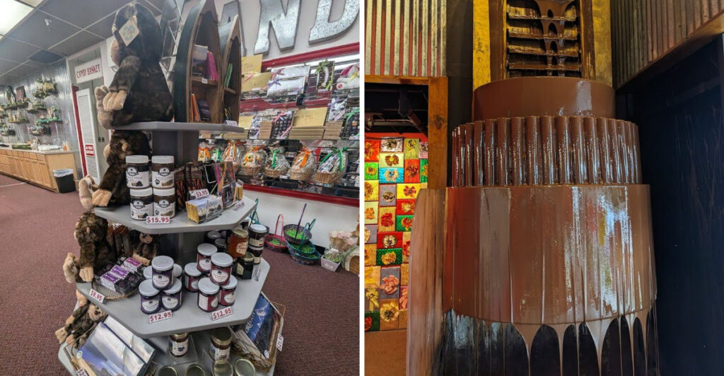 Oregon's Candy Factory Is Home to a 21-Foot Chocolate Waterfall ...