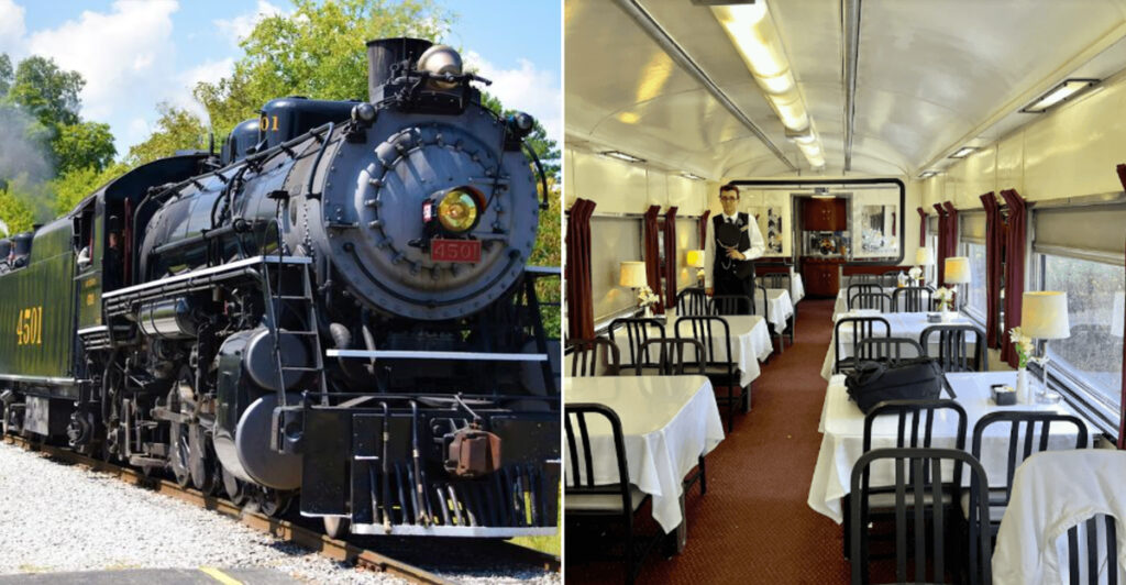 This Tennessee Railroad Museum Also Serves Dinner on Restored Vintage ...
