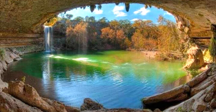 This Texas Swimming Hole Was Created When an Underground Cave Collapsed ...