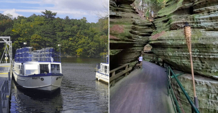 This Upper Dells Shore Landing Leads To One Of Wisconsin's Most ...