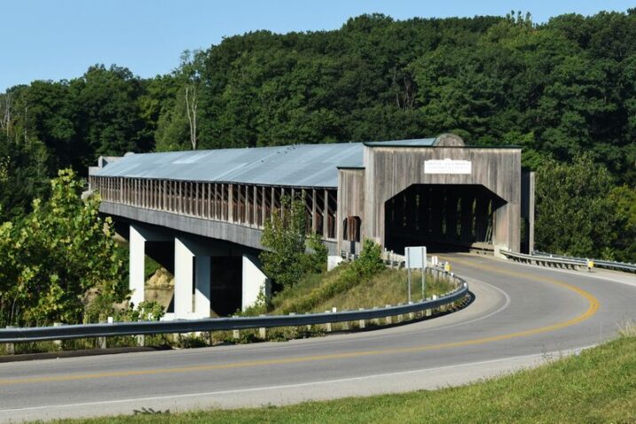 This Ohio Covered Bridge Is The Longest In America At 613 Feet